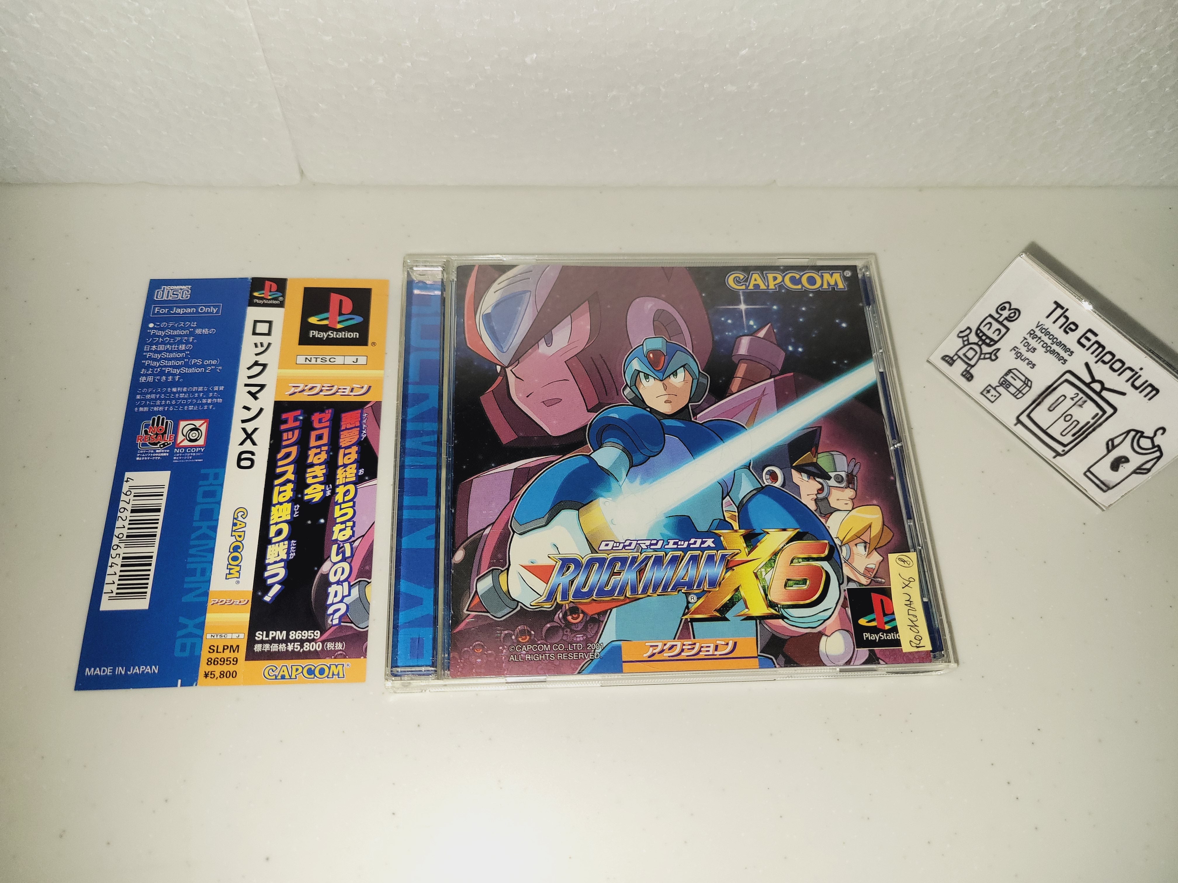 gia - RockMan X6 - Sony PS1 Playstation – The Emporium RetroGames and Toys
