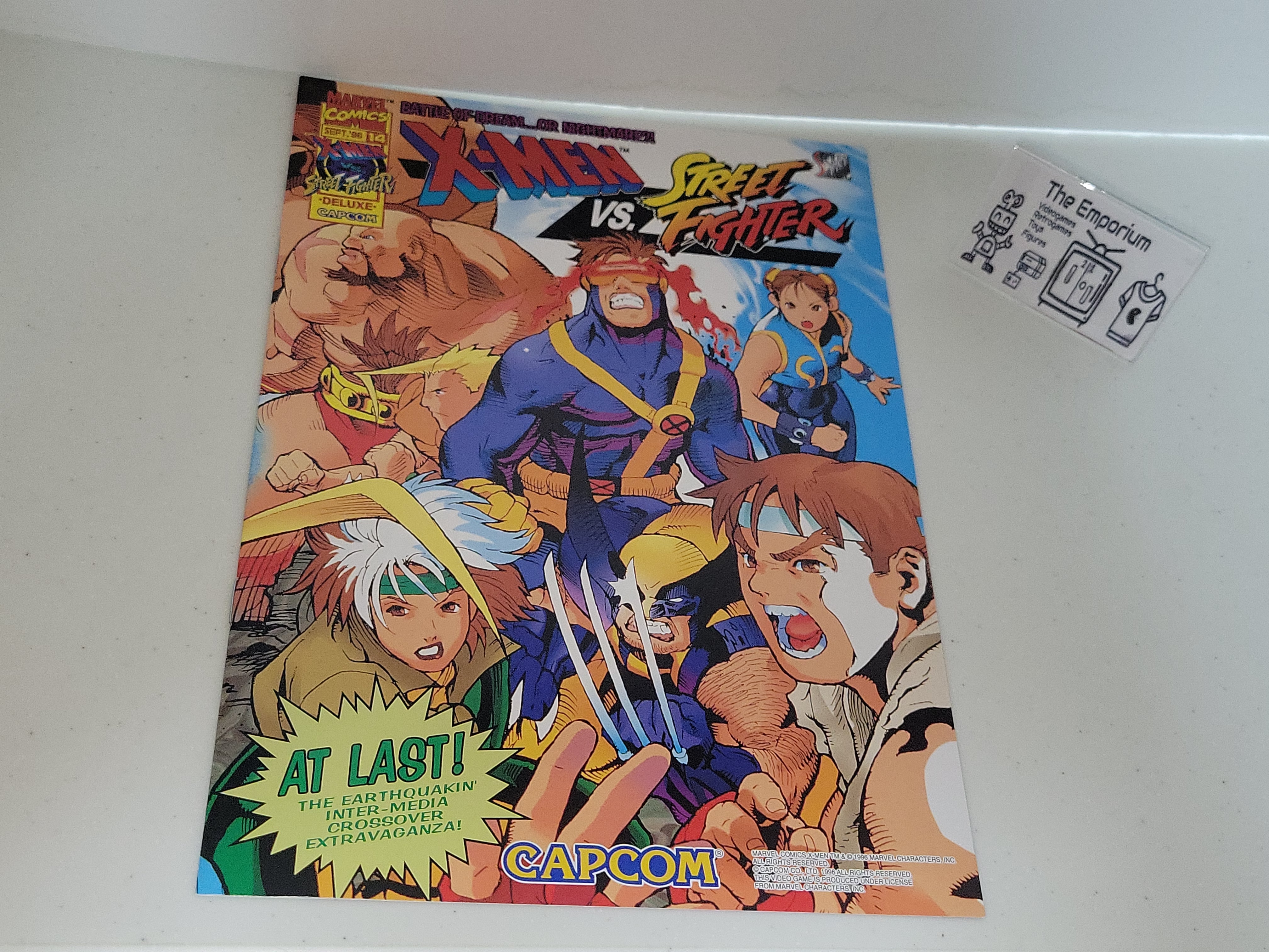 Capcom secret file : Xmen Vs Street Fighter - arcade artset art set – The Emporium RetroGames ...