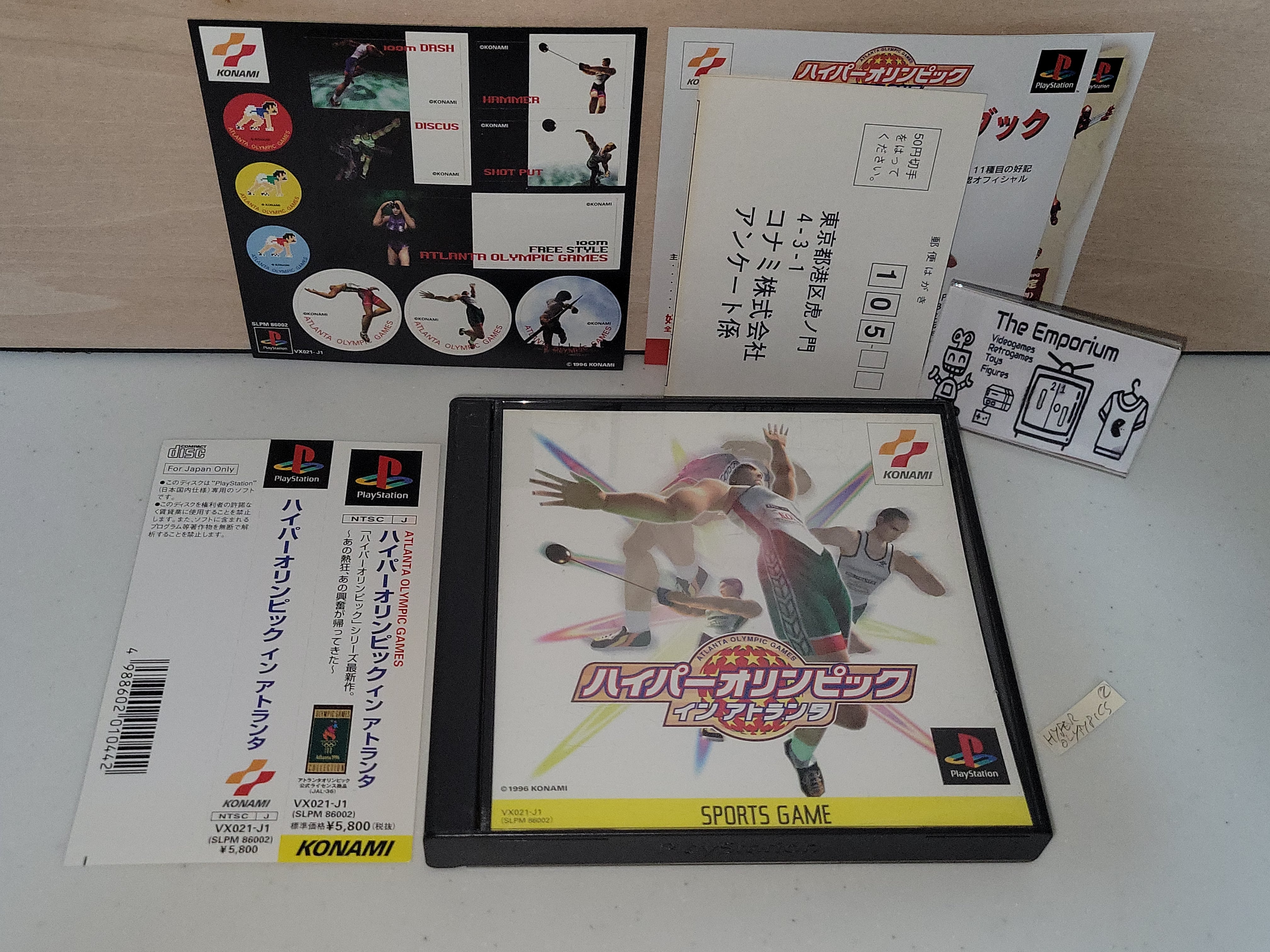 Hyper Olympics in Atlanta - Sony PS1 Playstation – The Emporium RetroGames and Toys