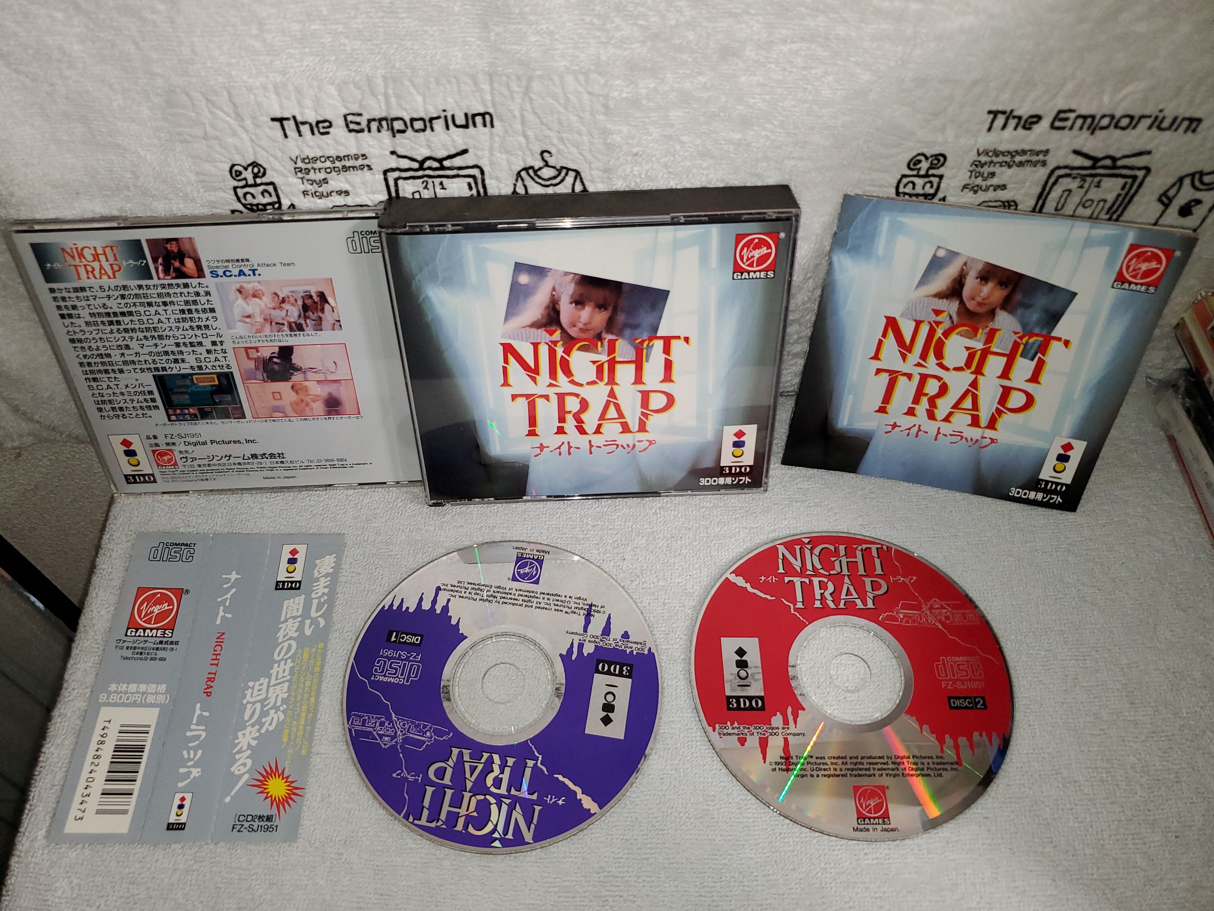 Night Trap - panasonic 3do japan – The Emporium RetroGames and Toys