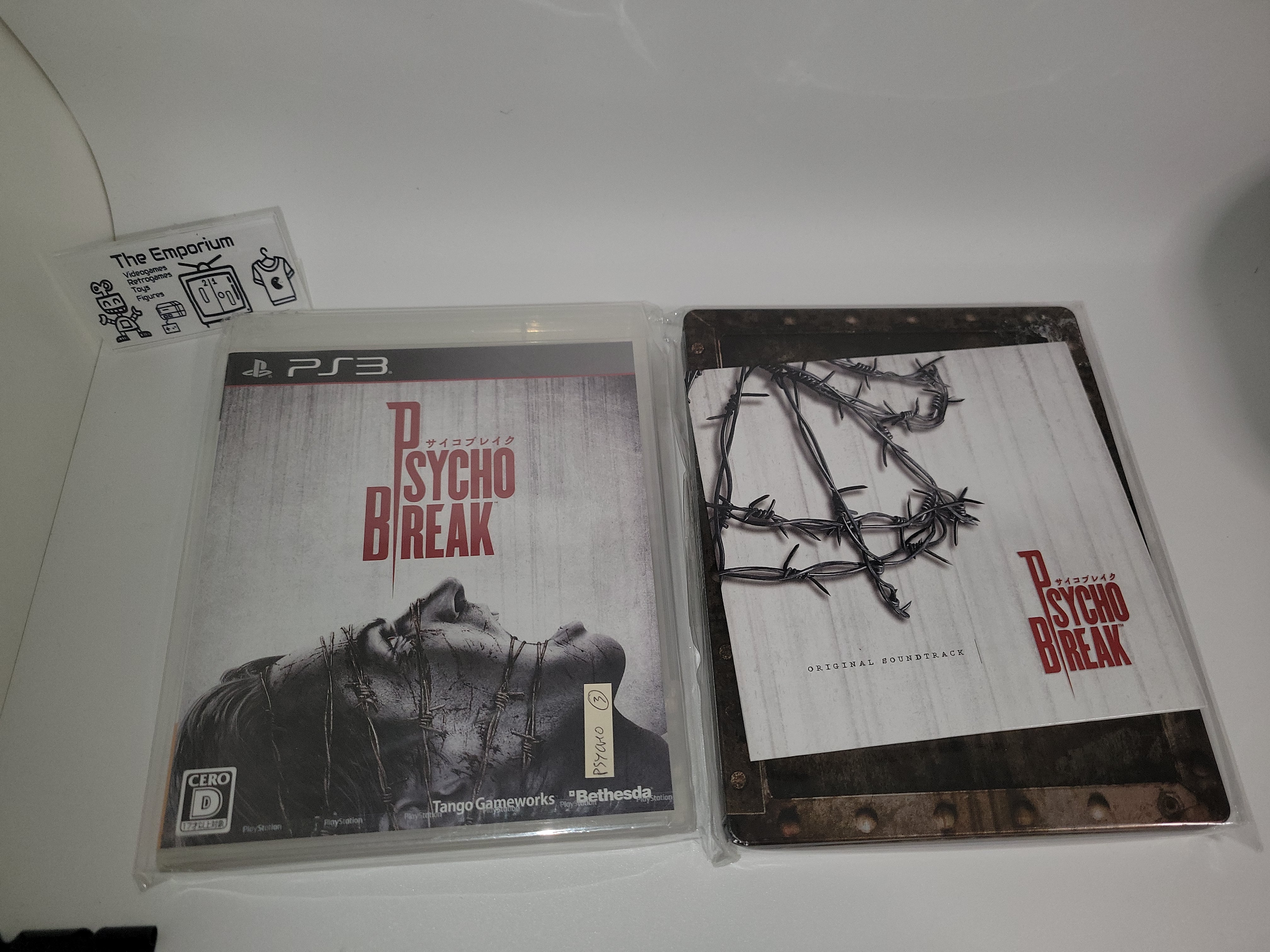 Psycho Break brand new + steelbook + cd soundtrack - Sony PS3 Playstat – The Emporium RetroGames ...
