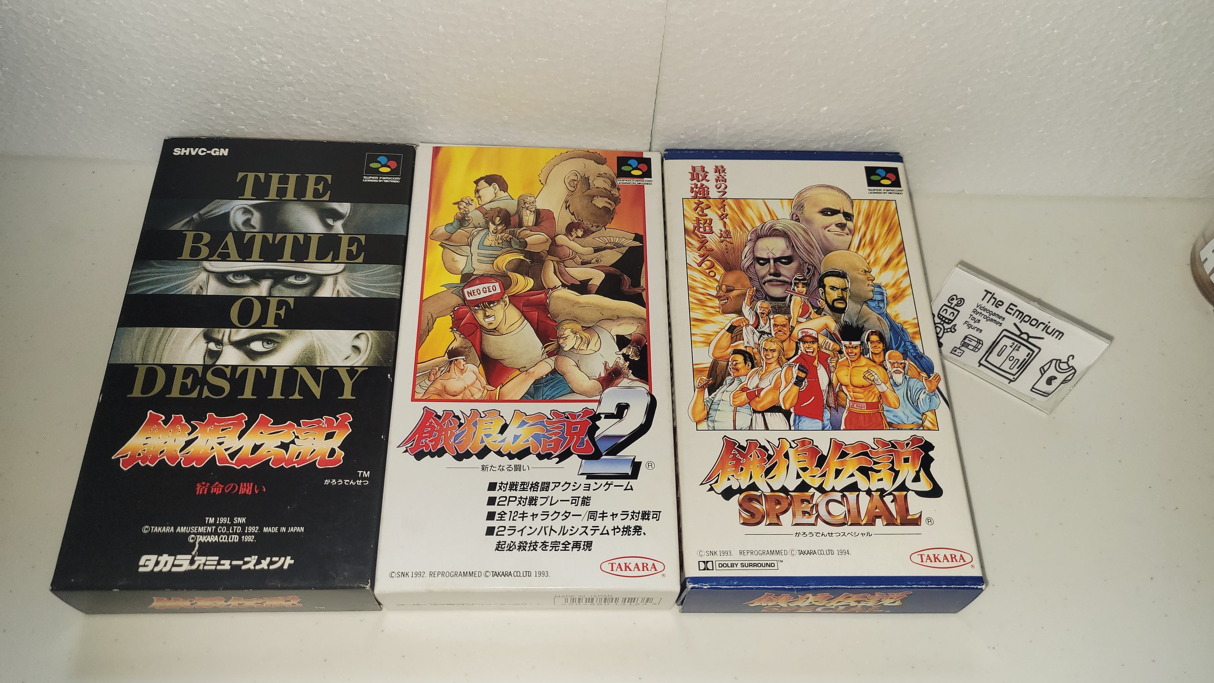 Garou Densetsu 1/2/Special - Fatal Fury 1/2/Special SET - Nintendo Sfc ...