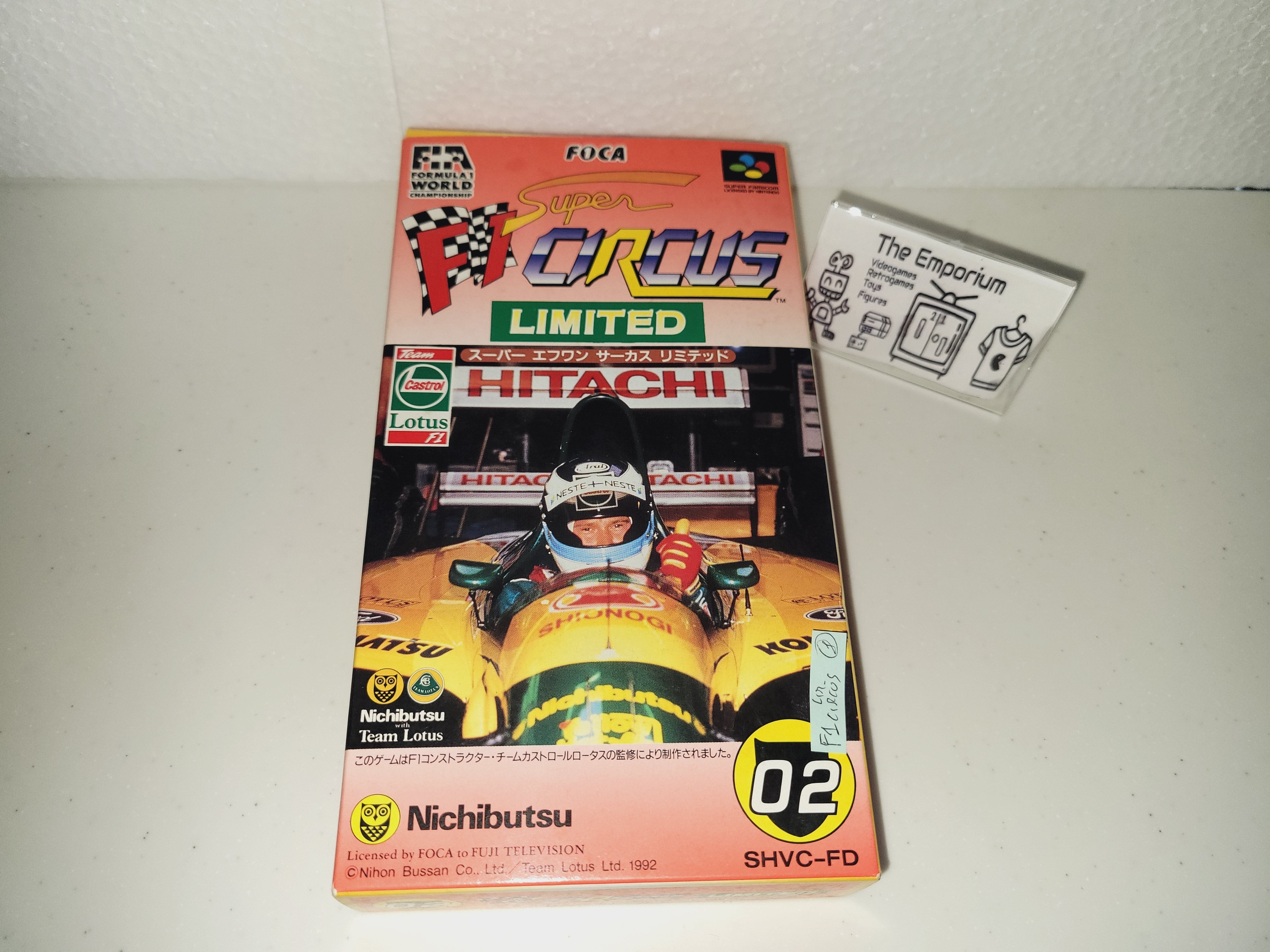 Super F1 Circus LIMITED - Nintendo Sfc Super Famicom – The Emporium ...