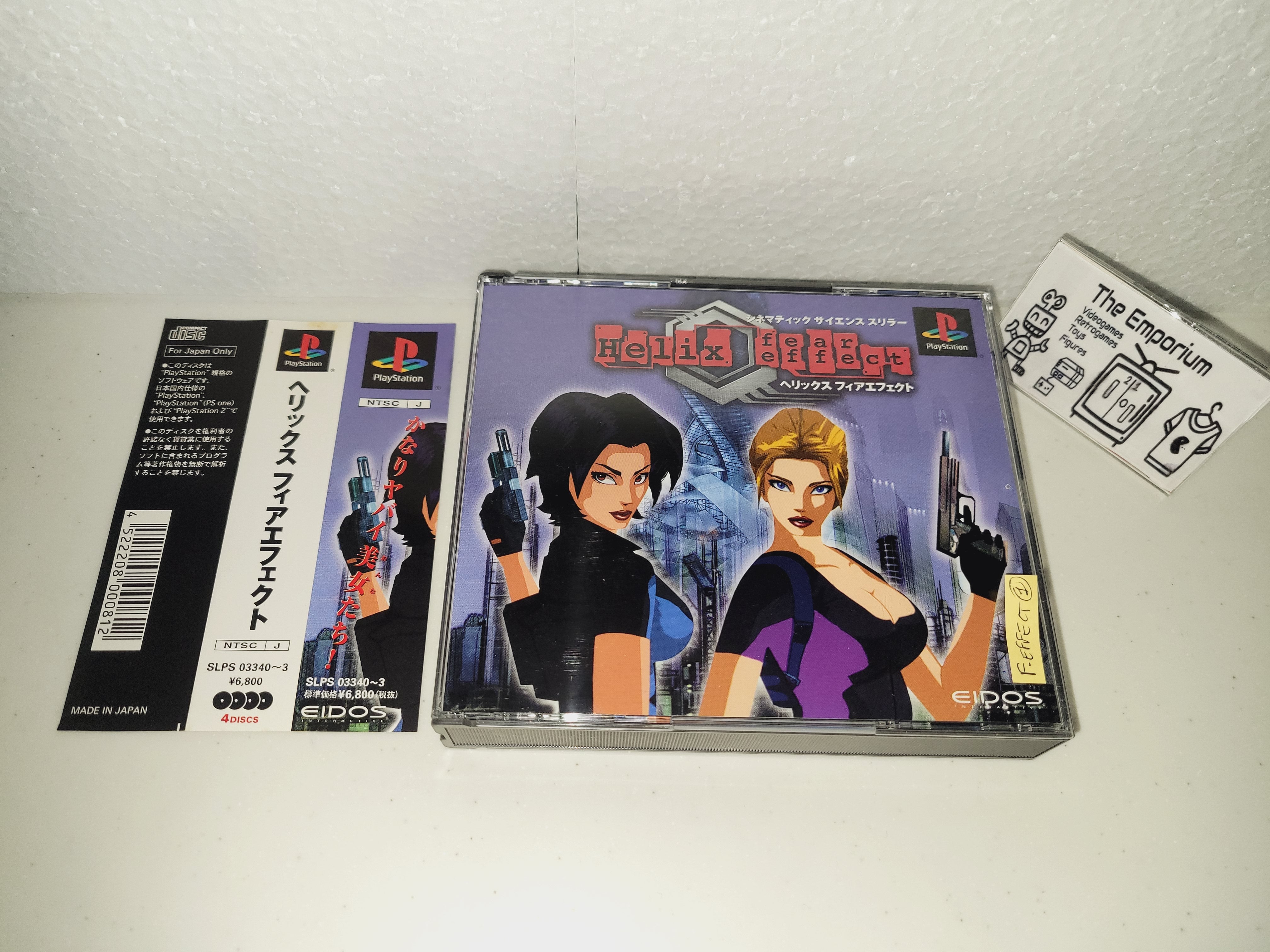 HELIX Fear Effect - Sony PS1 Playstation – The Emporium RetroGames and Toys