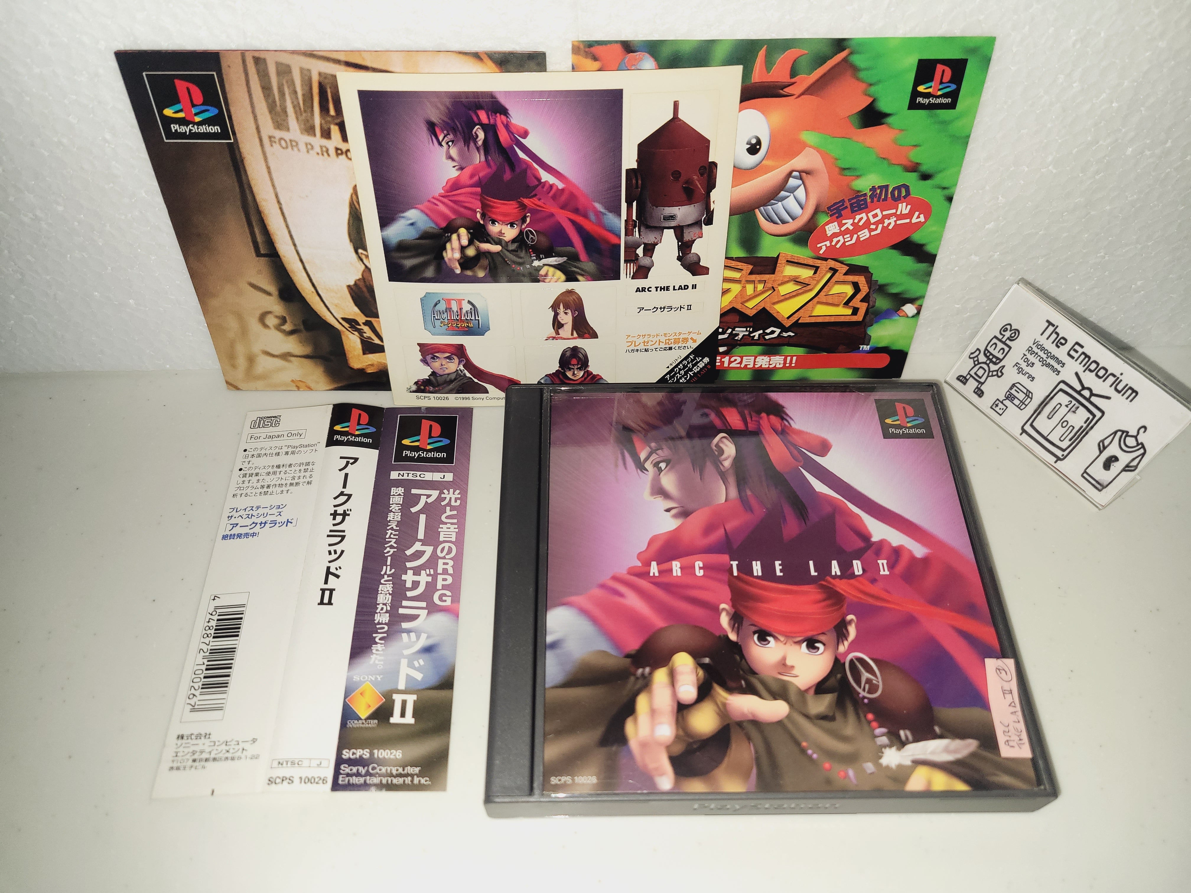 Arc The Lad II - Sony PS1 Playstation – The Emporium RetroGaming Shop
