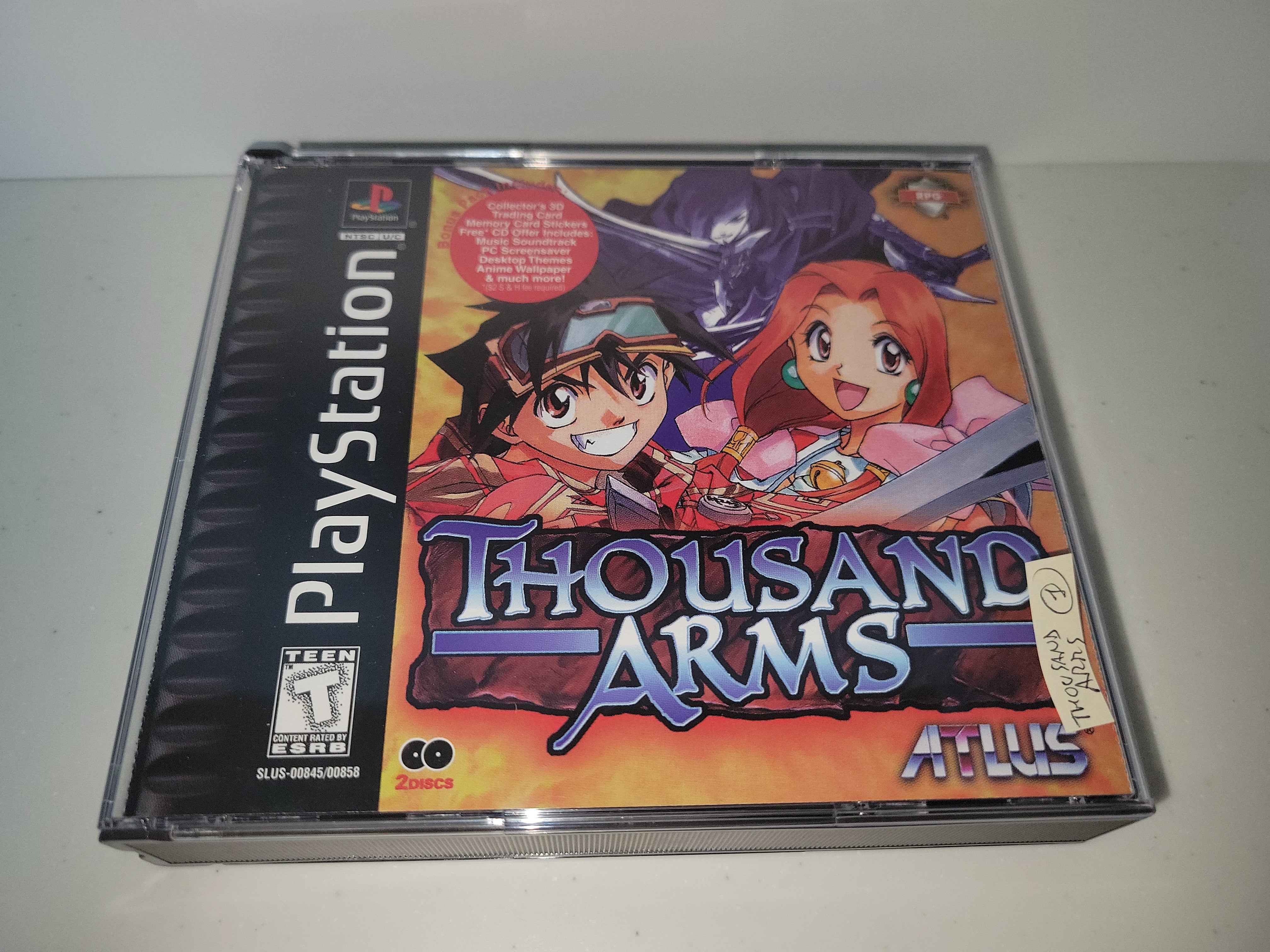 Thousand Arms - Sony PS1 Playstation – The Emporium RetroGames and Toys