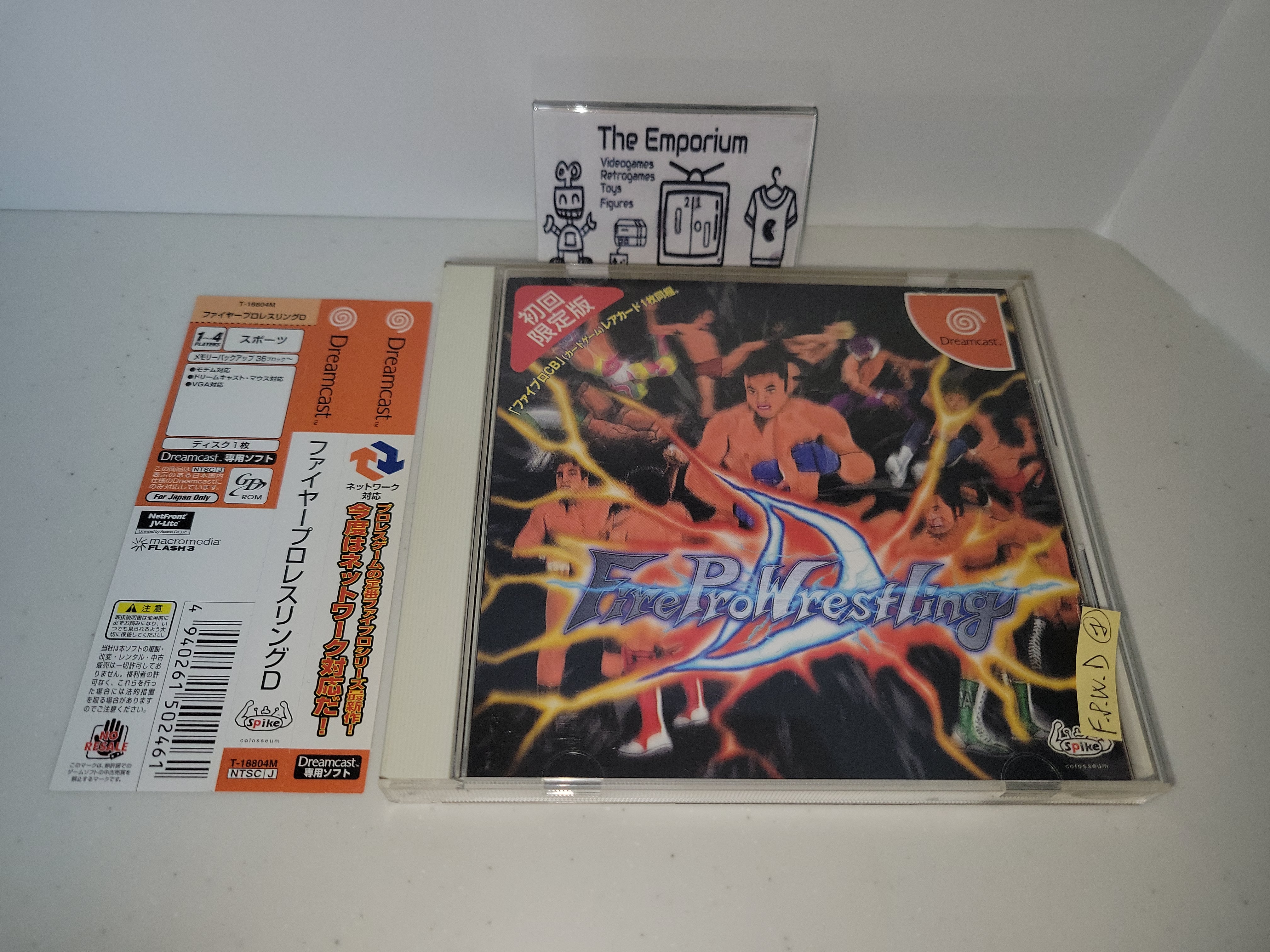 Fire Pro Wrestling D - Sega dc Dreamcast – The Emporium RetroGames and Toys