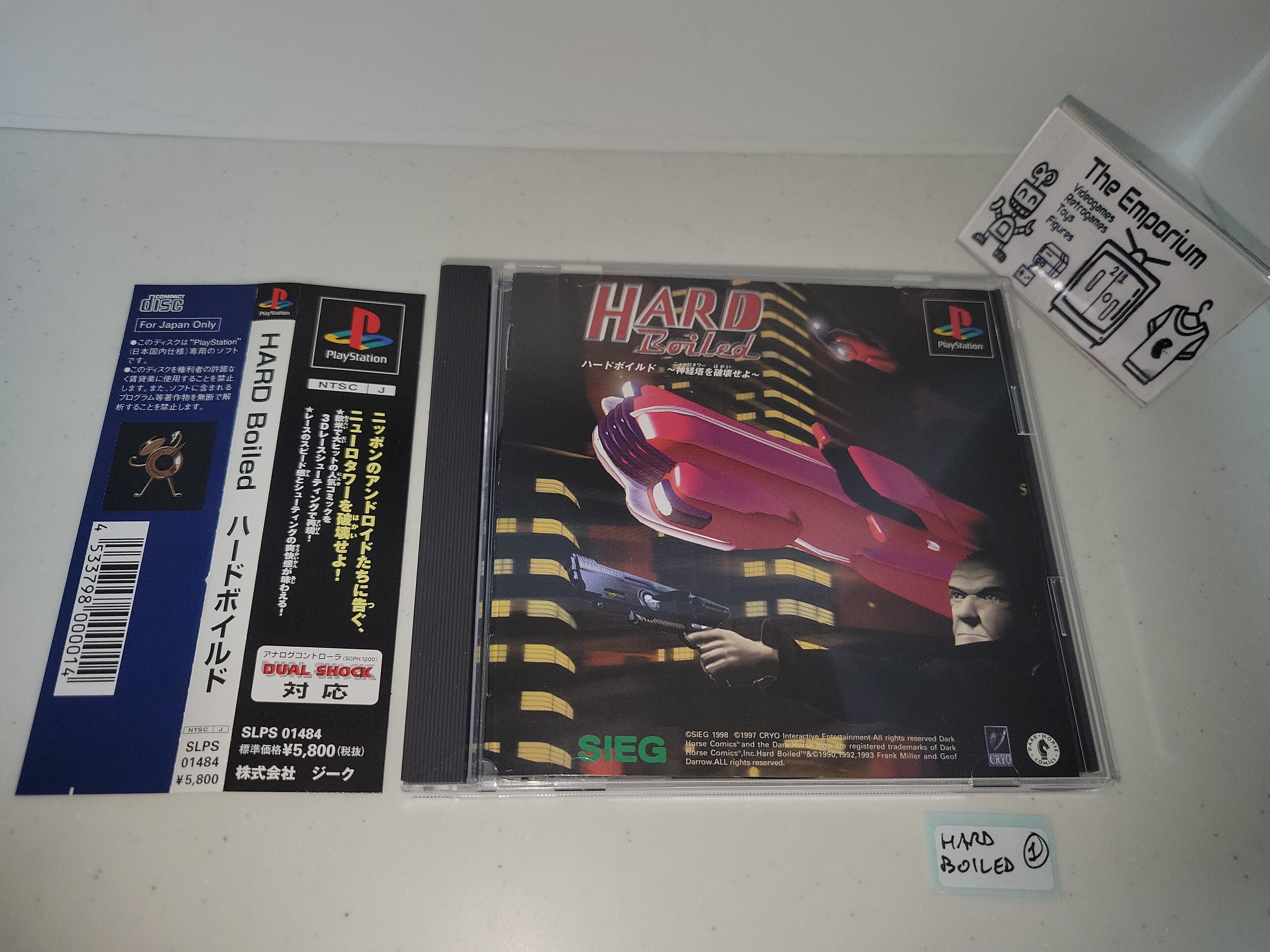 Hard Boiled - Sony PS1 Playstation – The Emporium RetroGames and Toys