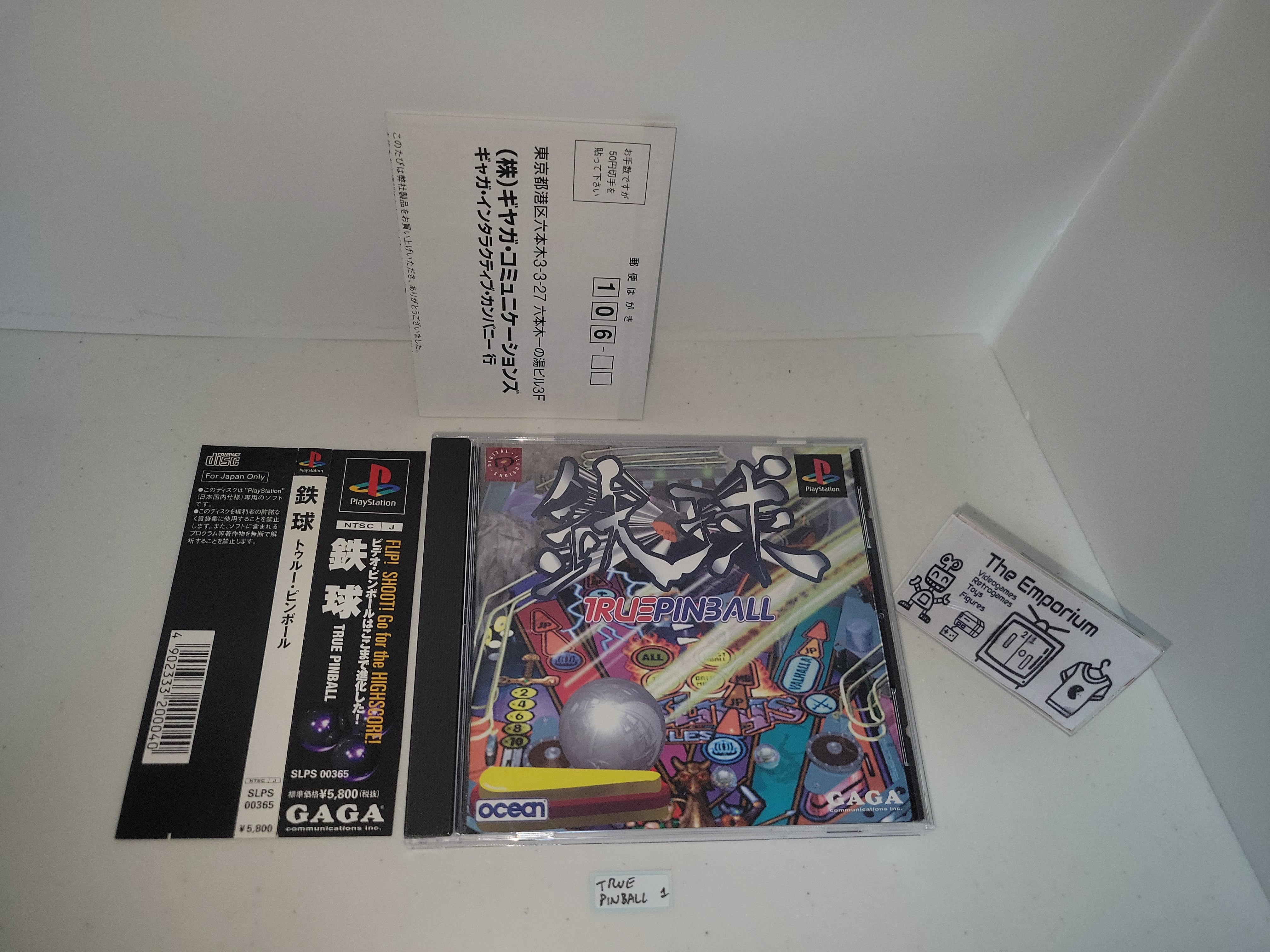 marco - True Pinball - Sony PS1 Playstation – The Emporium RetroGames ...