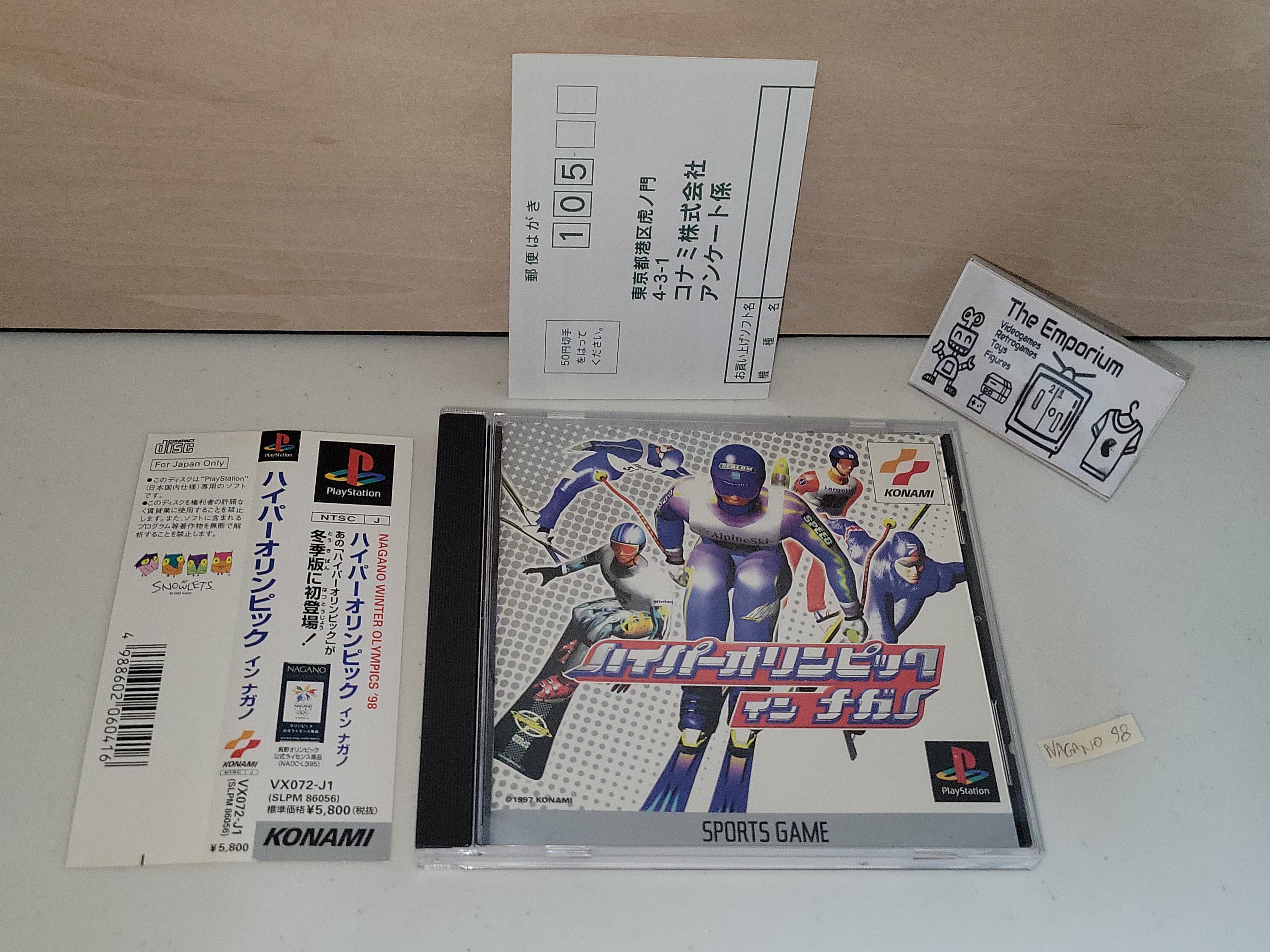 Nagano Winter Olympics 98 - Sony PS1 Playstation – The Emporium ...