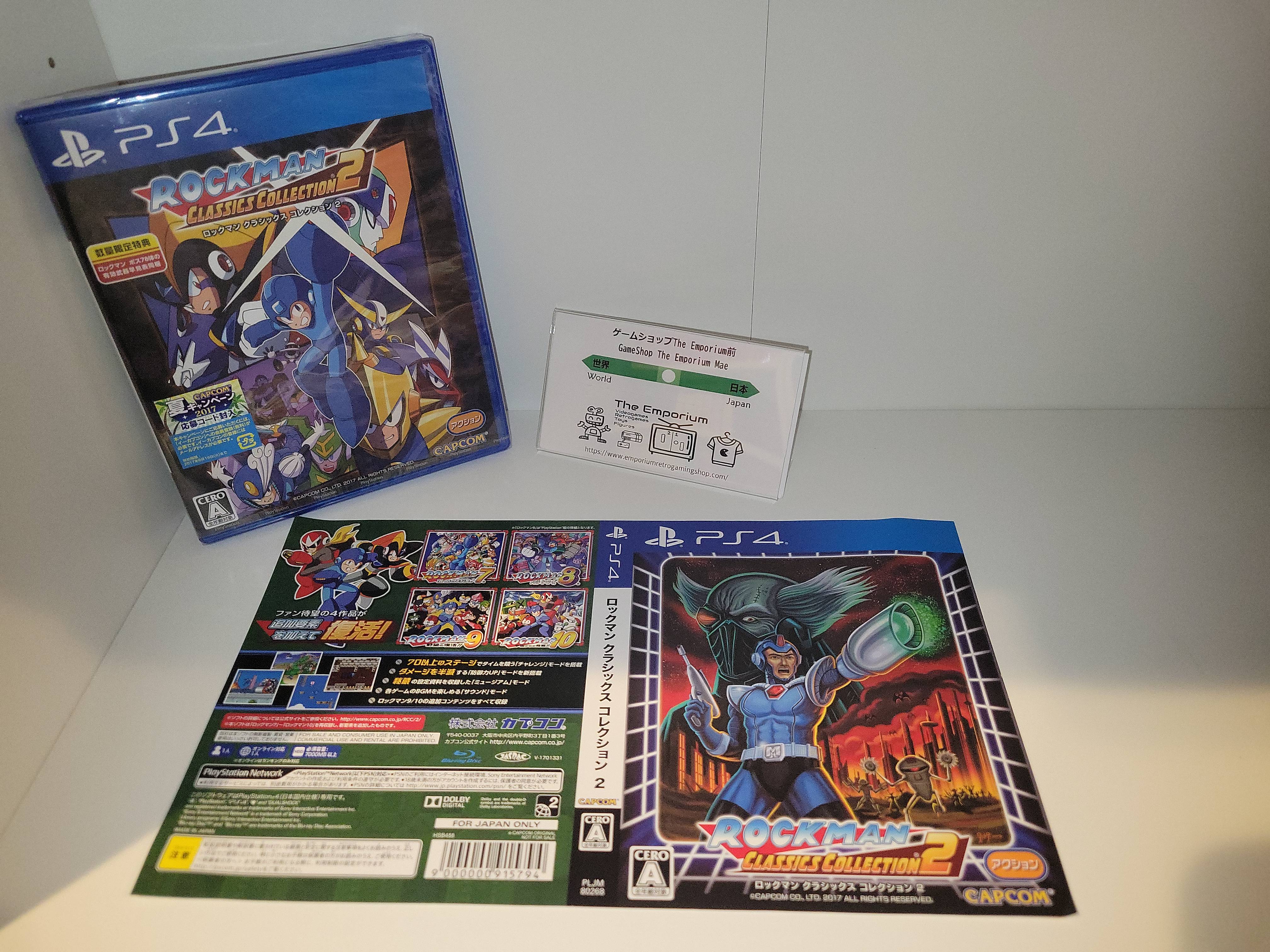 Rockman Classics Collection 2 E-Capcom set - Sony PS4 Playstation 4 ...