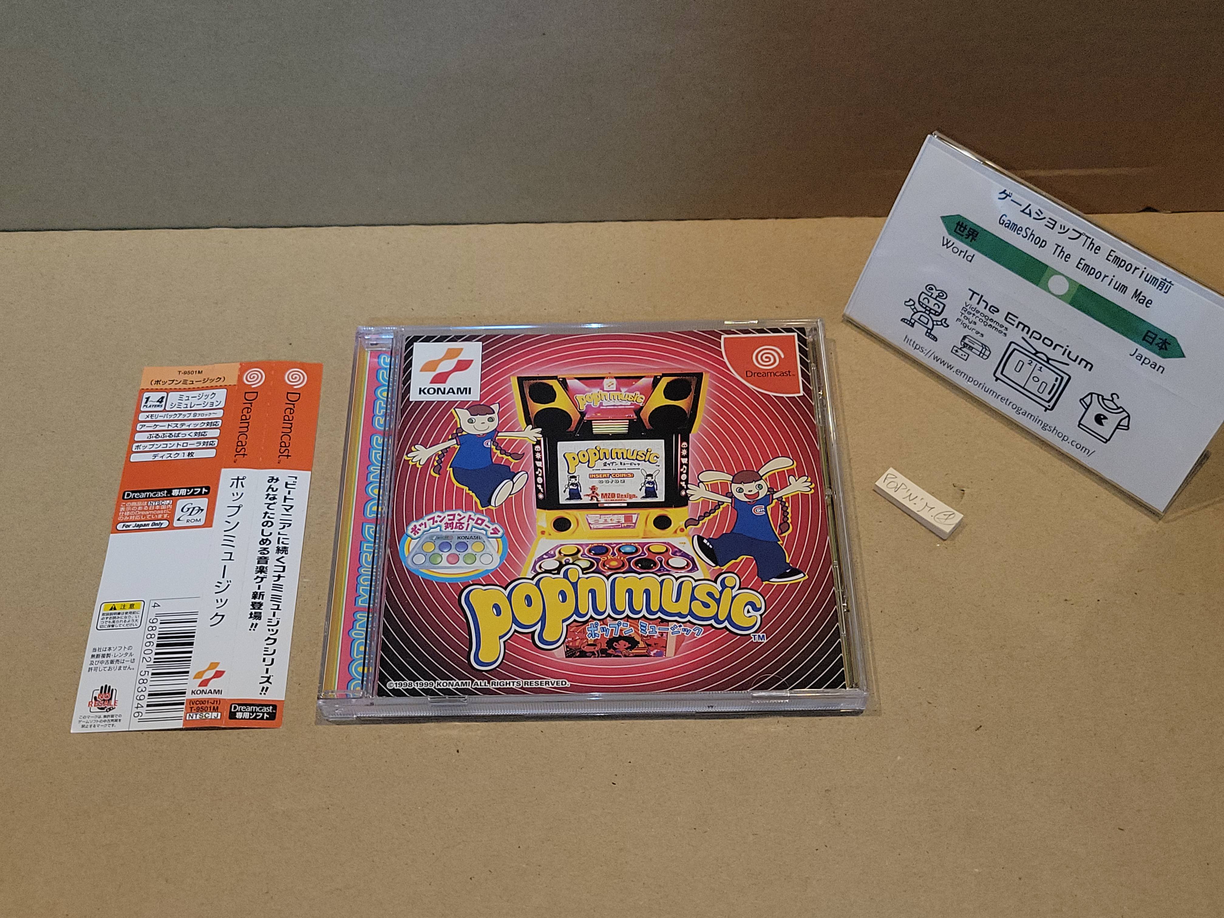 Pop'n Music - Sega dc Dreamcast – The Emporium RetroGames and Toys