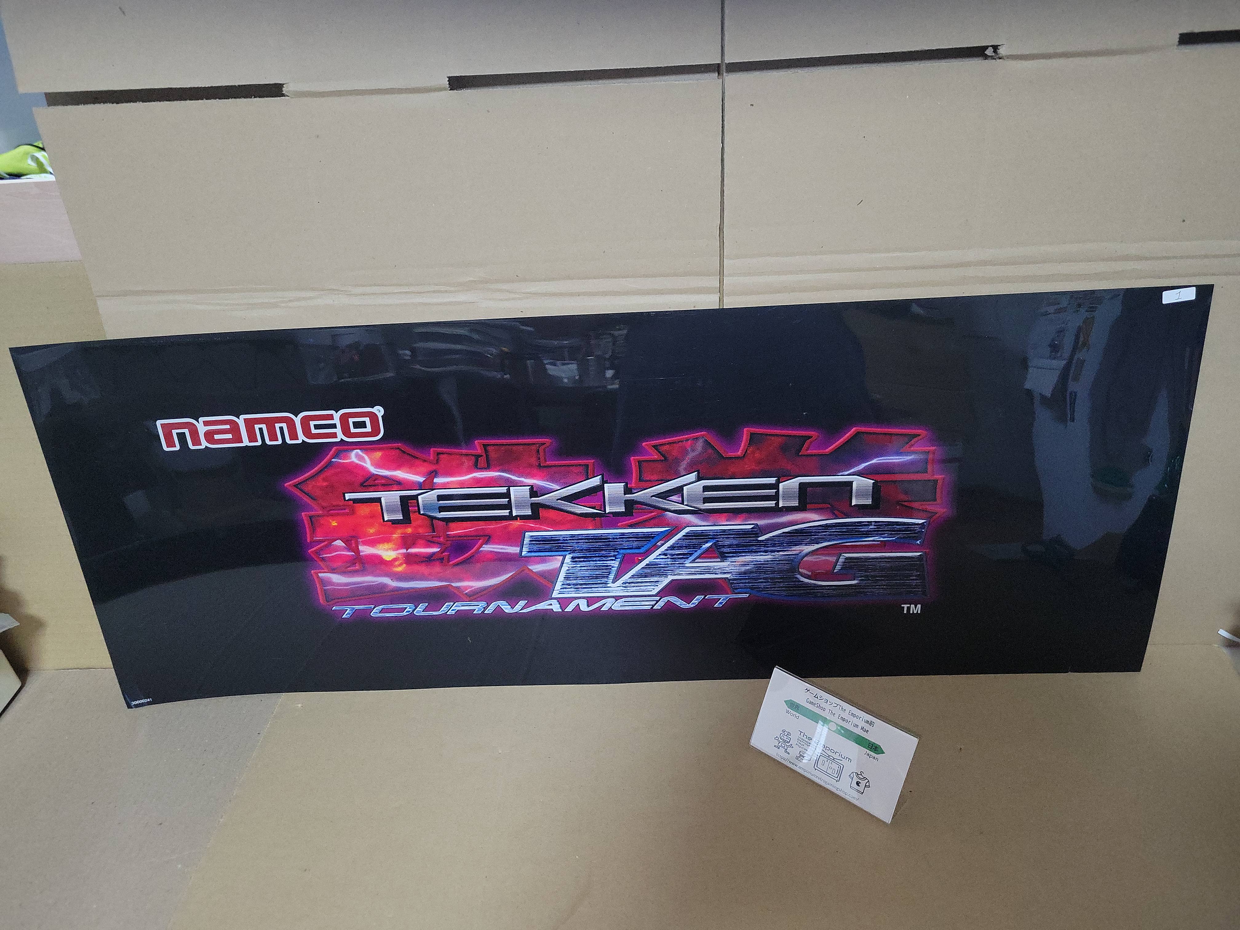 Tekken Tag Tournament Original Marquee Pop - Arcade poster artset – The ...
