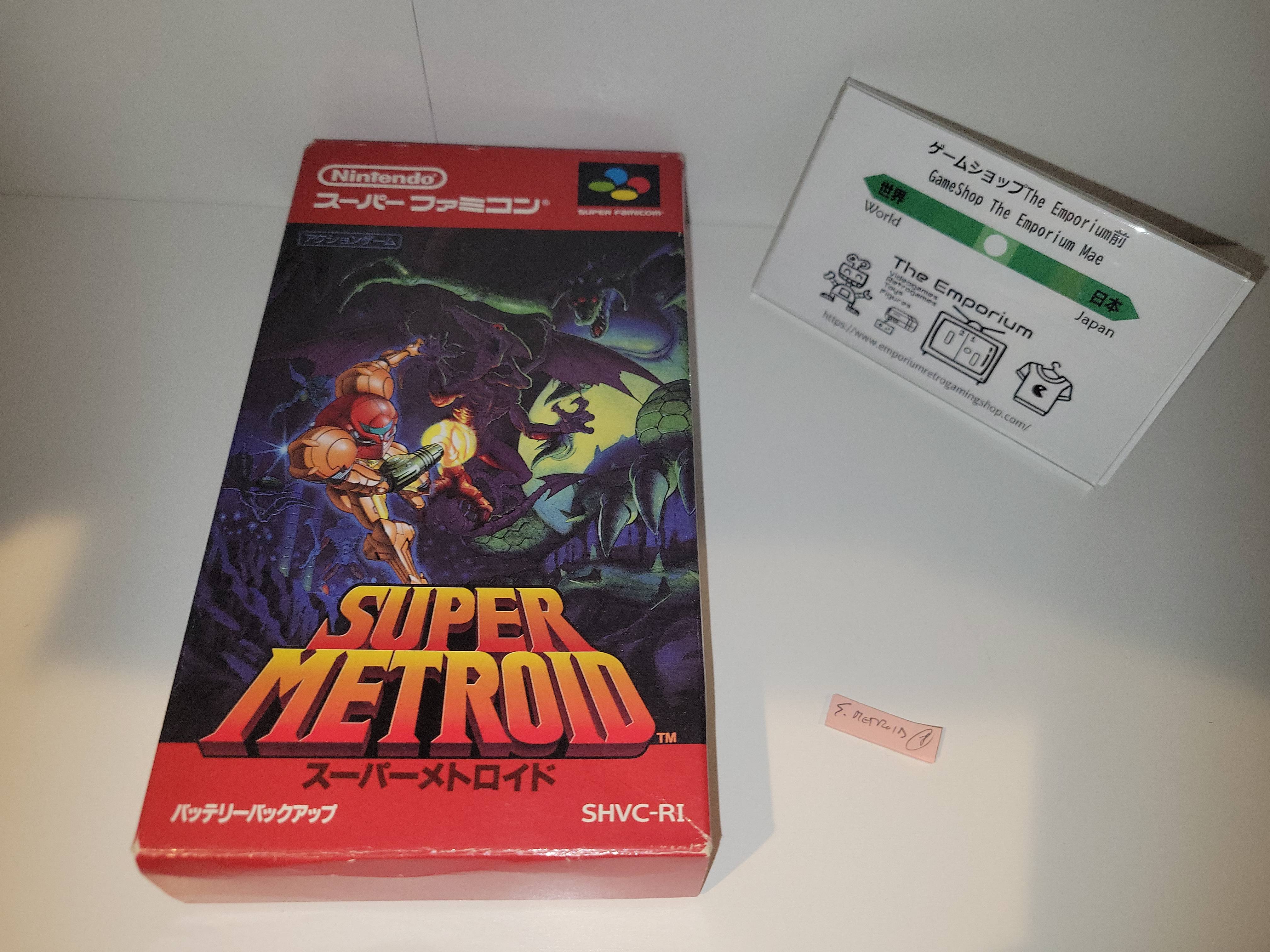 Super Metroid - Nintendo Sfc Super Famicom – The Emporium RetroGames ...
