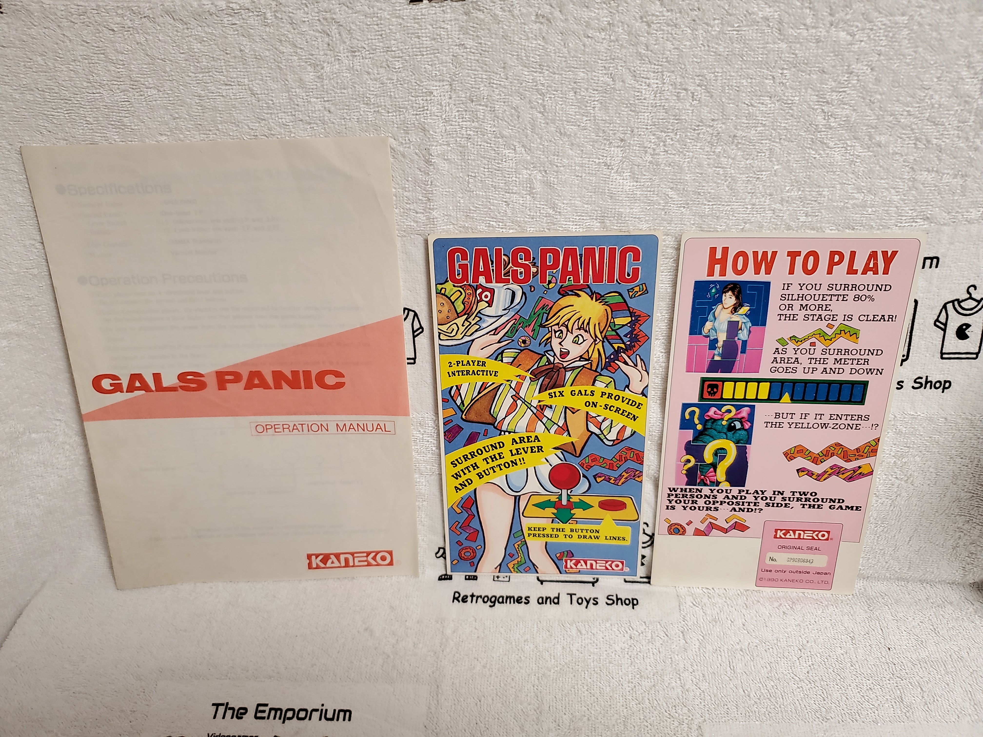 gals panic arcade artset art set – The Emporium RetroGames and Toys