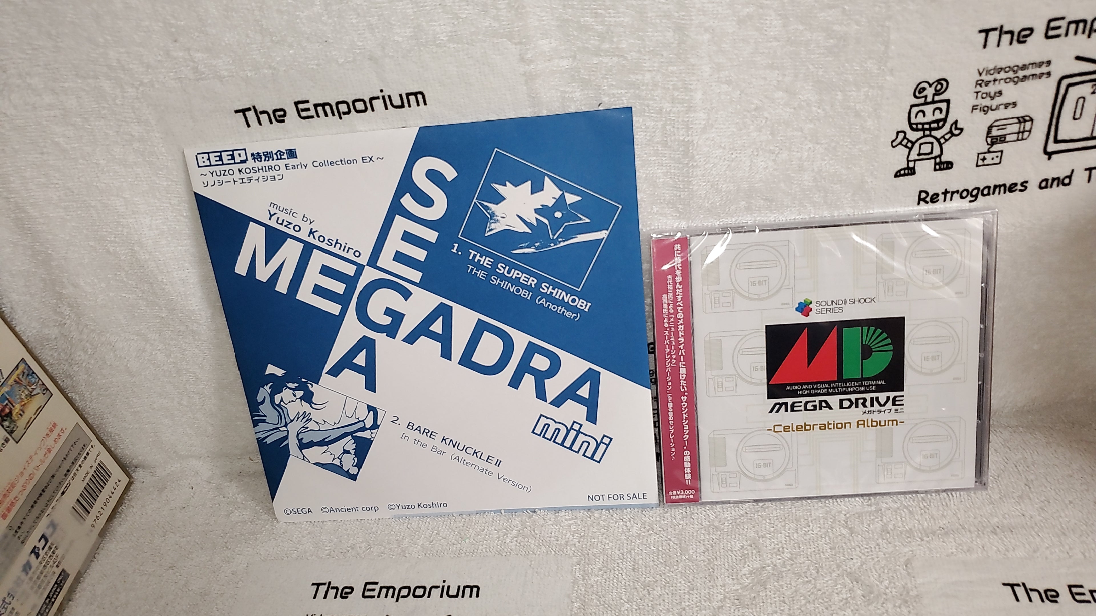MEGADRIVE celebration album + bonus vinyl disc - japanese original sou ...