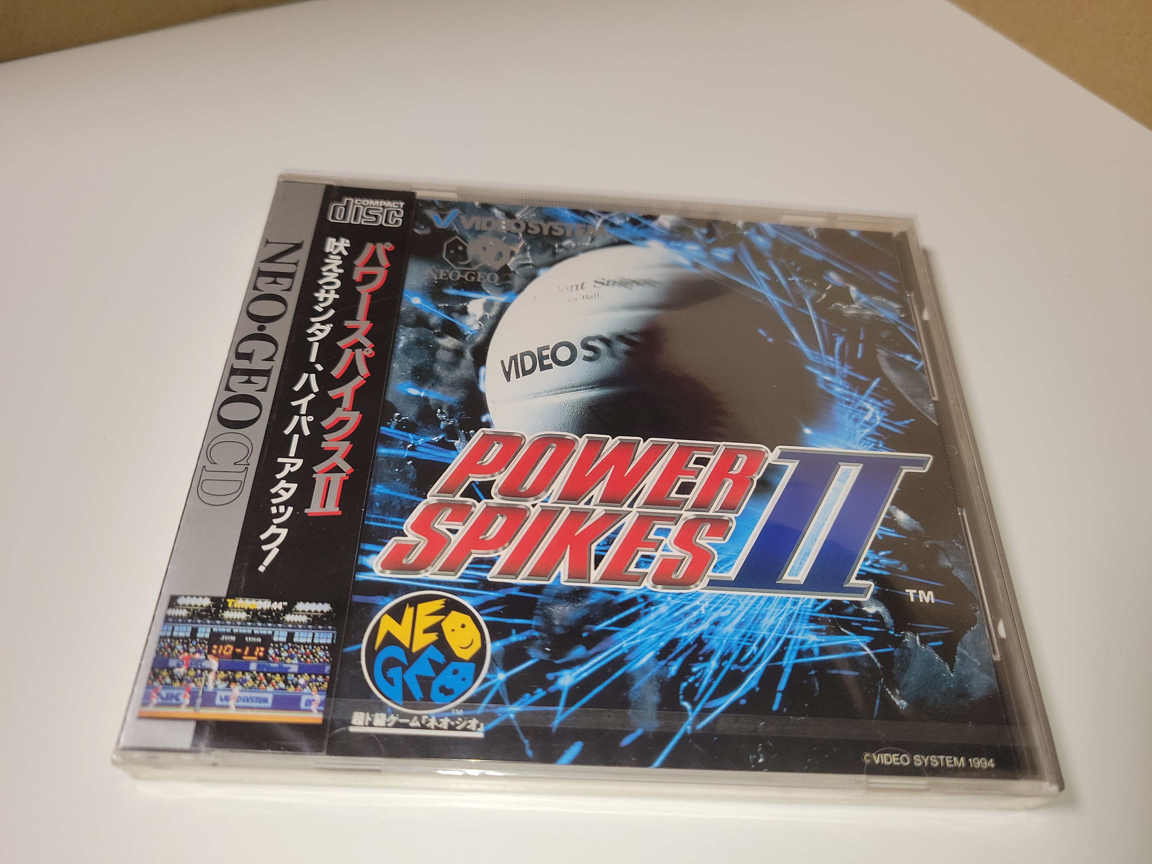 Power Spikes II - Snk Neogeo cd ngcd – The Emporium RetroGames and Toys