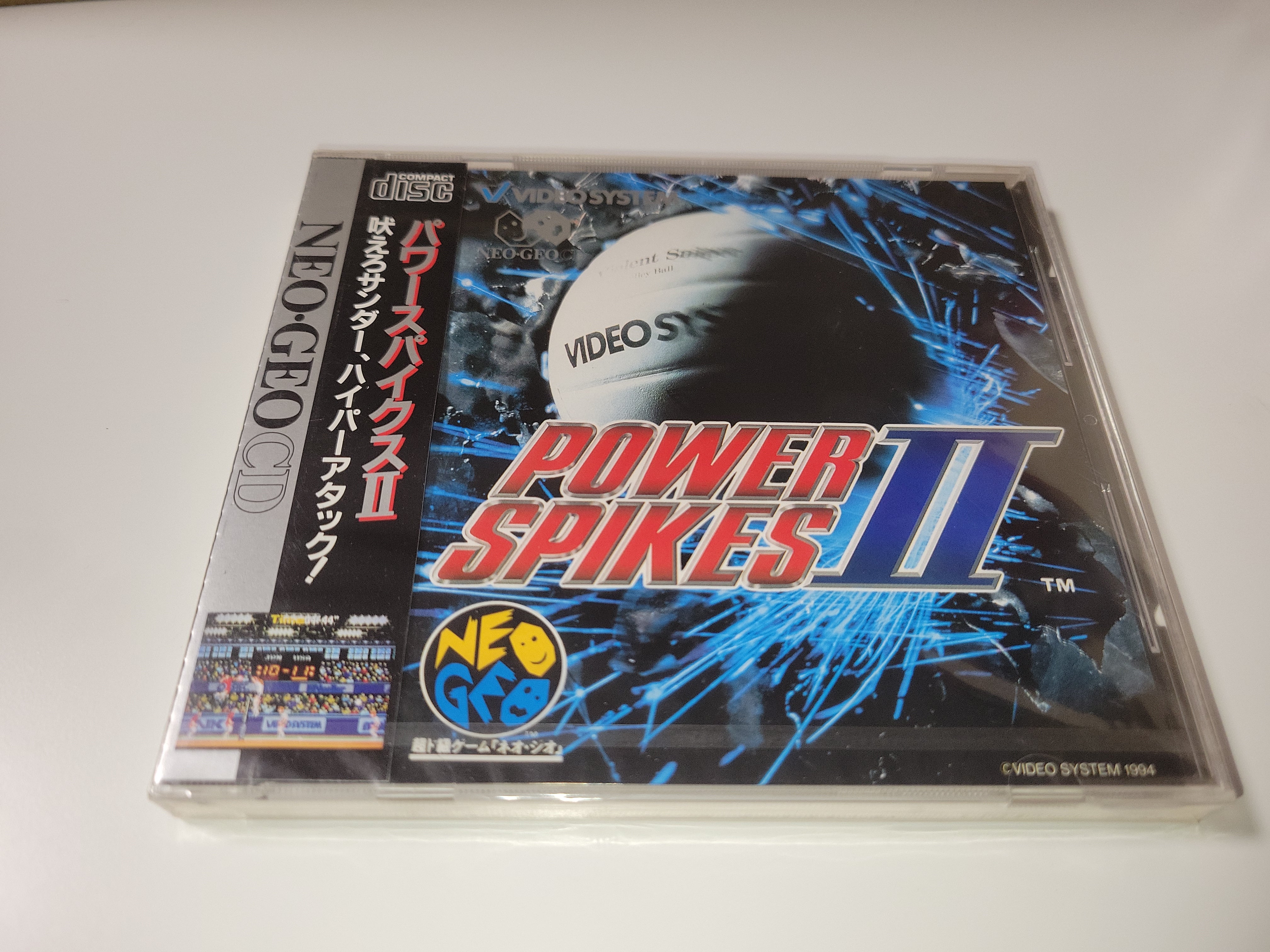 Power Spikes II - Snk Neogeo cd ngcd – The Emporium RetroGames and Toys
