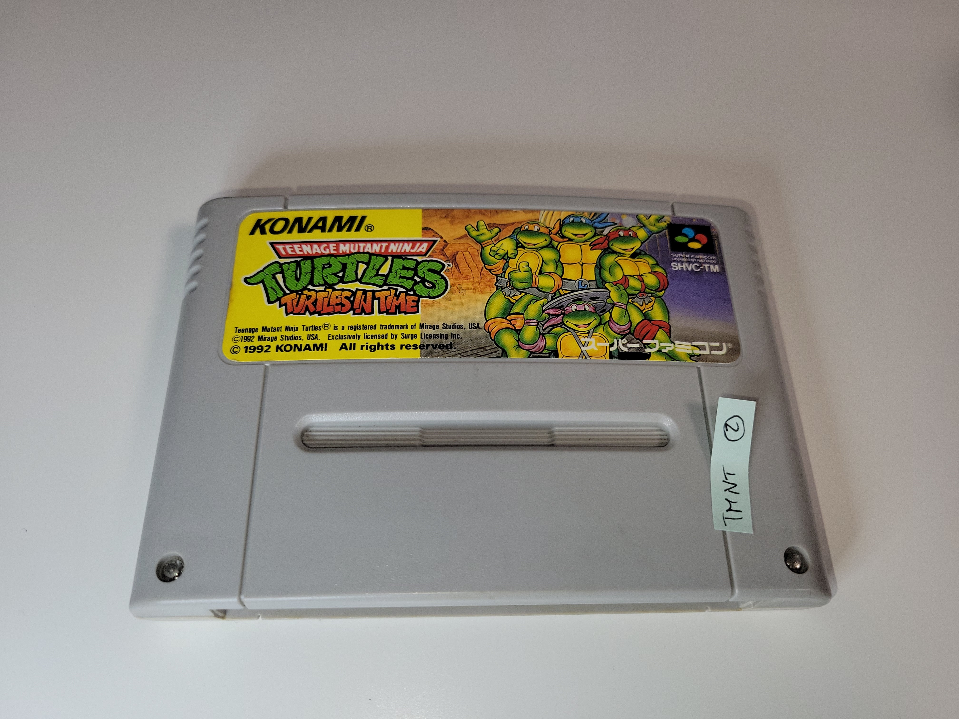 TMNT Turtles in Time cart only - Nintendo Sfc Super Famicom – The ...