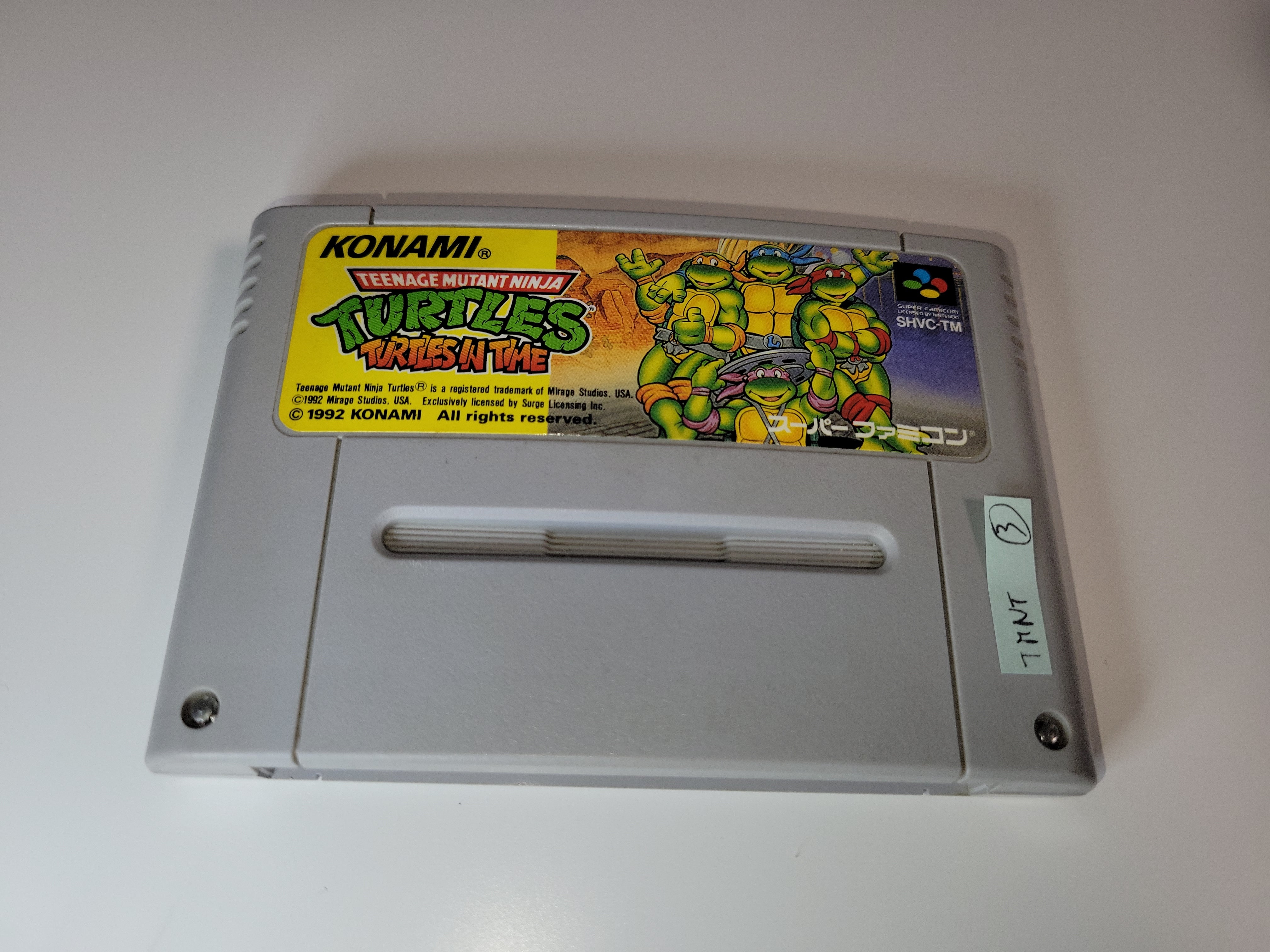 TMNT Turtles in Time cart only - Nintendo Sfc Super Famicom – The ...