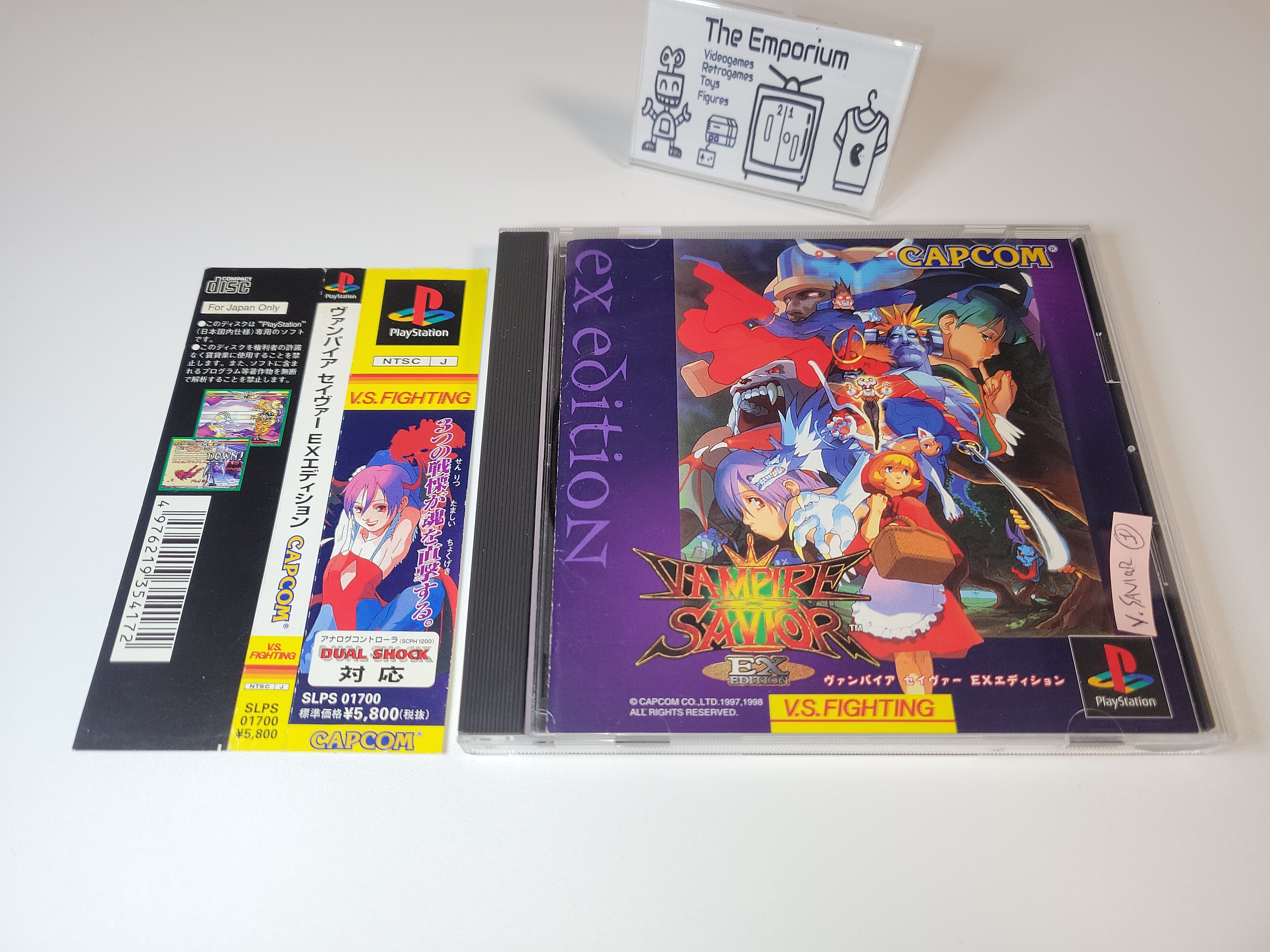 Vampire Savior Ex Edition - Sony PS1 Playstation – The Emporium ...