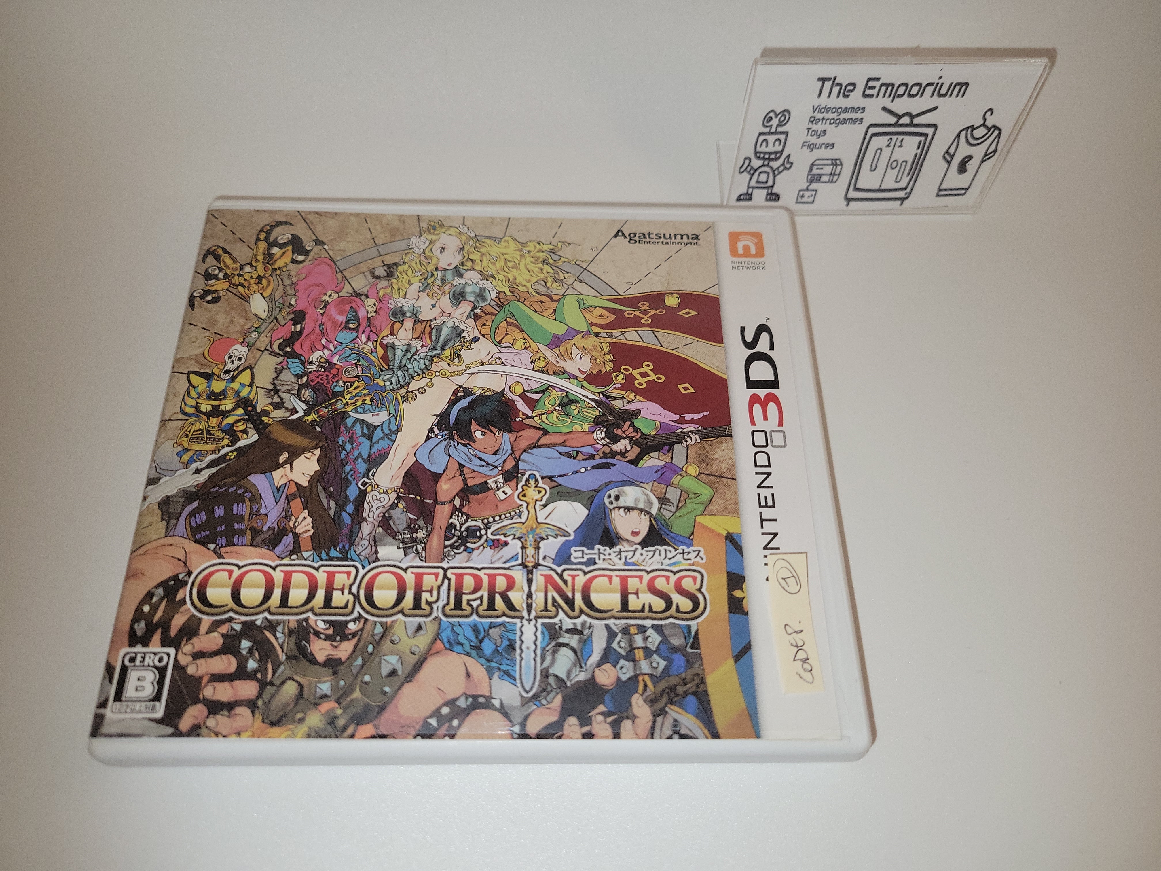 Code of Princess - Nintendo 3Ds N3DS – The Emporium RetroGames and Toys